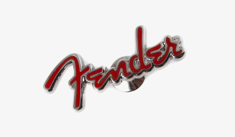 Fender Logo Pin, Red - 9100207000 PNG Image | Transparent PNG Free ...