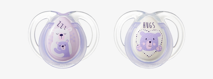 Night Style Soothers 0 6 Purple Hugs Pacifier - Pacifier PNG Image ...
