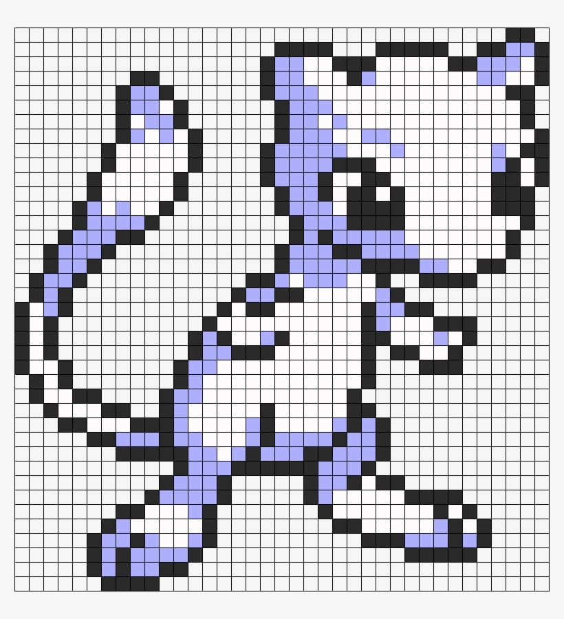 Download Mew Pokemon 8 Bit Perler Bead Pattern / Bead Sprite - Pixel ...