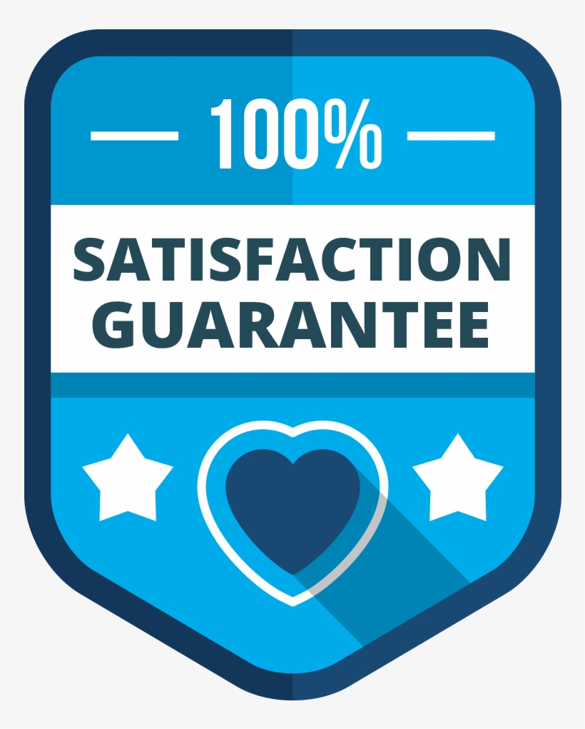 Download Our Guarantees - Blue Satisfaction Guarantee | Transparent PNG Download | SeekPNG