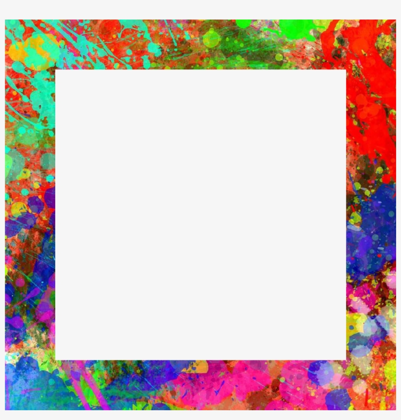 Paint Splatter Border