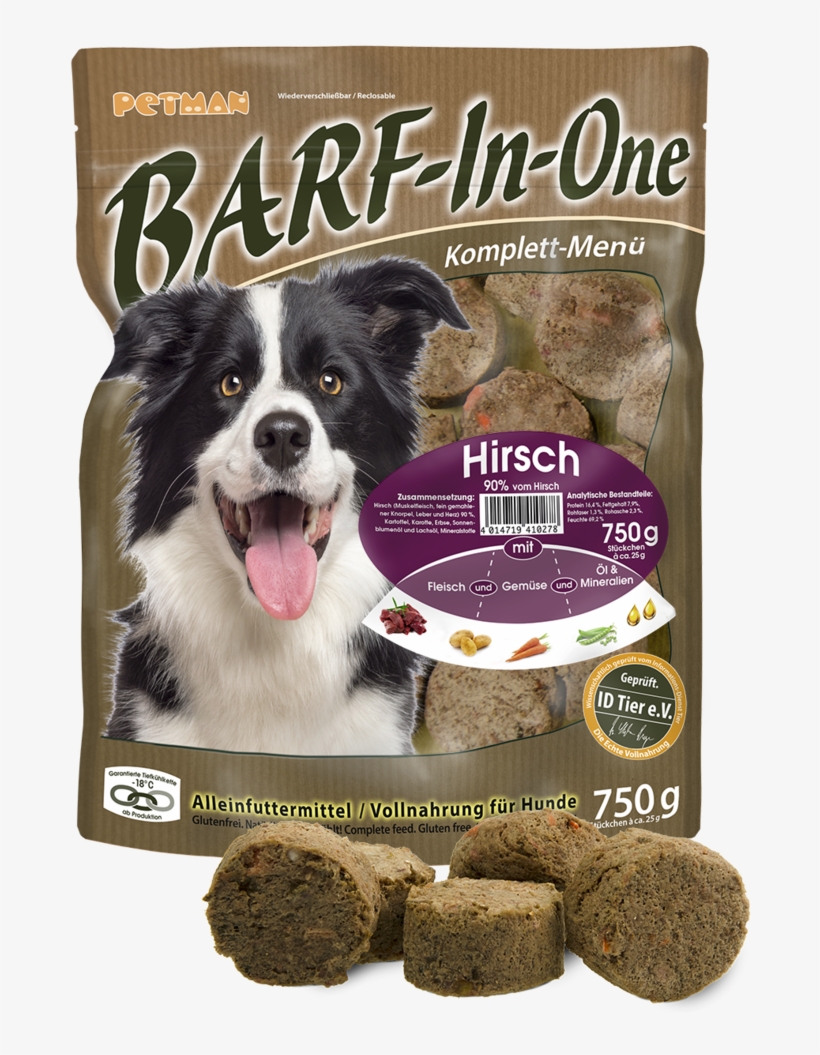Petman Barf In One Hirsch 750 G - Barf All In One PNG Image ...