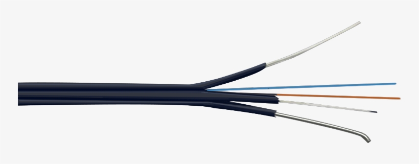 Indoor Ftth Drop Cable 2 Core Drop Wire Fiber Optical - Wire PNG Image ...