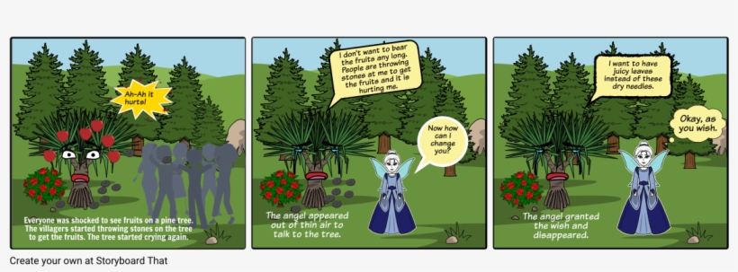 Download Unhappy Tree - Storyboard | Transparent PNG Download | SeekPNG