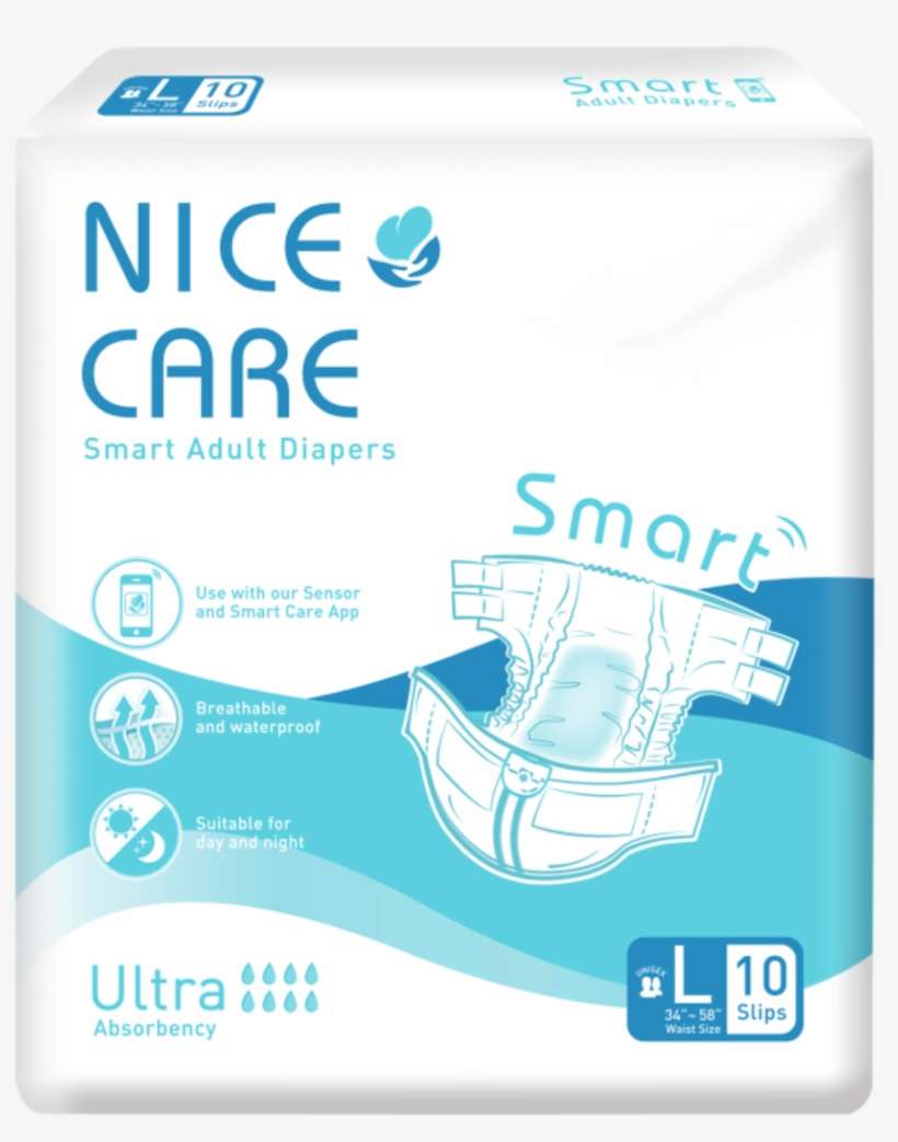 Smart Diaper Starter Kit Device Bluetooth Set Smart - Adult Diaper PNG ...