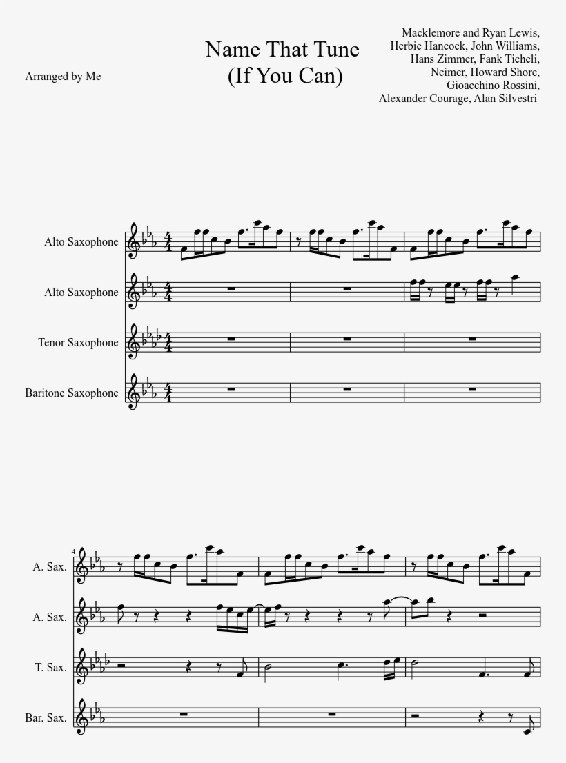 Download Print - Spooky Scary Skeletons Sheet Music Alto Sax ...