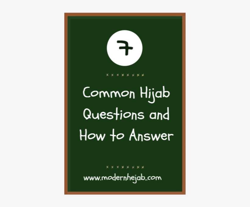 7 Common Questions About Hijab And How To Answer - Poster PNG Image ...