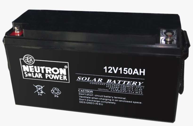 Neutron Solar Battery 12v 150ah - Multipurpose Battery PNG Image ...