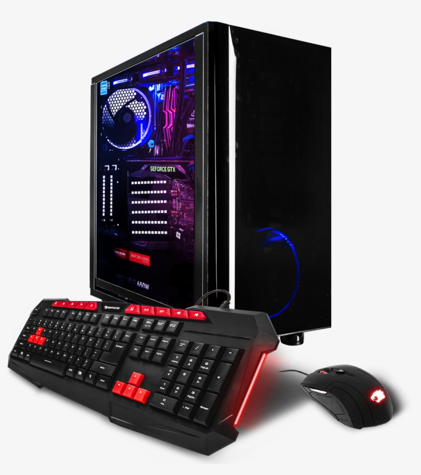 Ibuypower Wa1050x Liquid Cool Gaming Desktop Pc With PNG Image ...