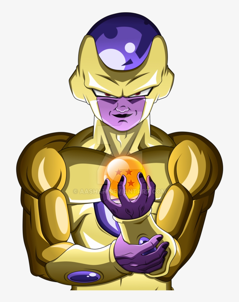 Golden Frieza By Aashan PNG Image | Transparent PNG Free Download on ...