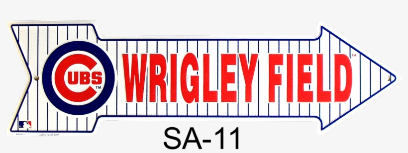 Download Chicago Cubs Baseball Wrigley Field Arrow Sign Fun ...