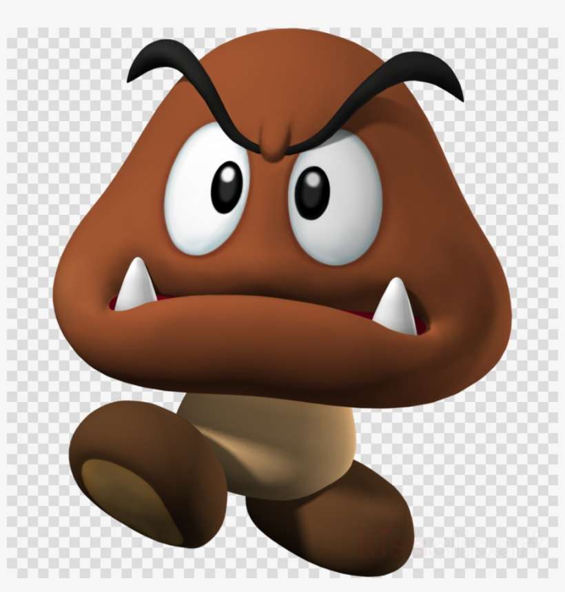 Mario Goomba Clipart Mario Bros PNG Image | Transparent PNG Free ...