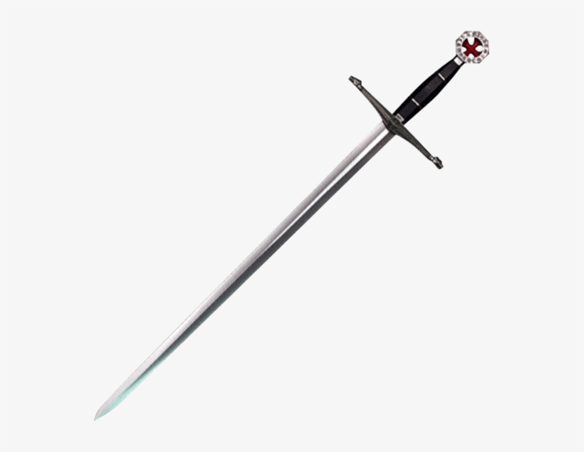 Knights Templar Red Cross Sword PNG Image | Transparent PNG Free ...