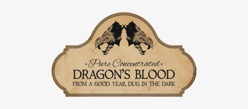 Download Dragon's Blood - Label | Transparent PNG Download | SeekPNG