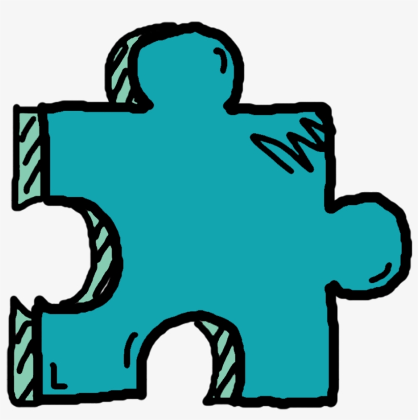 Dark Blue Puzzle Piece - Blue Puzzle Piece Lapel Pin PNG Image ...
