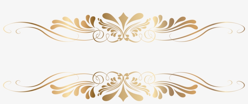 Golden Decorative Element Png Clip Art Gallery - Gold Decorative ...