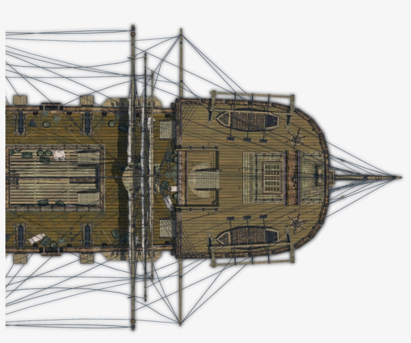 06 Feb 2009 - Top Down Sailing Ship PNG Image | Transparent PNG Free ...