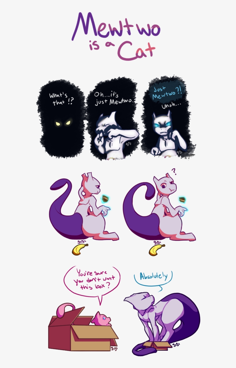 Mewtwo Is Spoopy Cat - Cartoon PNG Image | Transparent PNG Free Download on SeekPNG