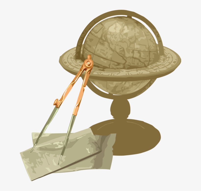 Vector Illustration Of Geographical Scale Model Terrestrial PNG Image ...