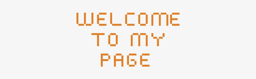 Download Welcome To My Page | Transparent PNG Download | SeekPNG