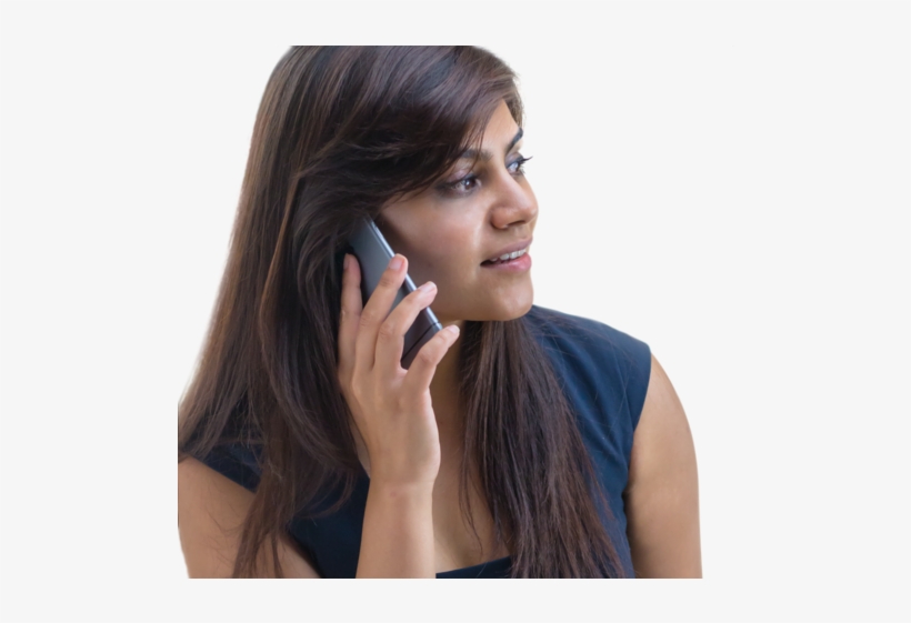 Download Girl On Phone Png | Transparent PNG Download | SeekPNG