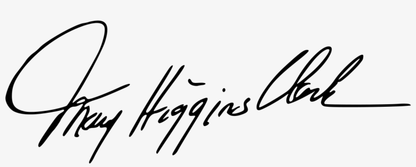 Mary Higgins Clark Signature PNG Image | Transparent PNG Free Download ...