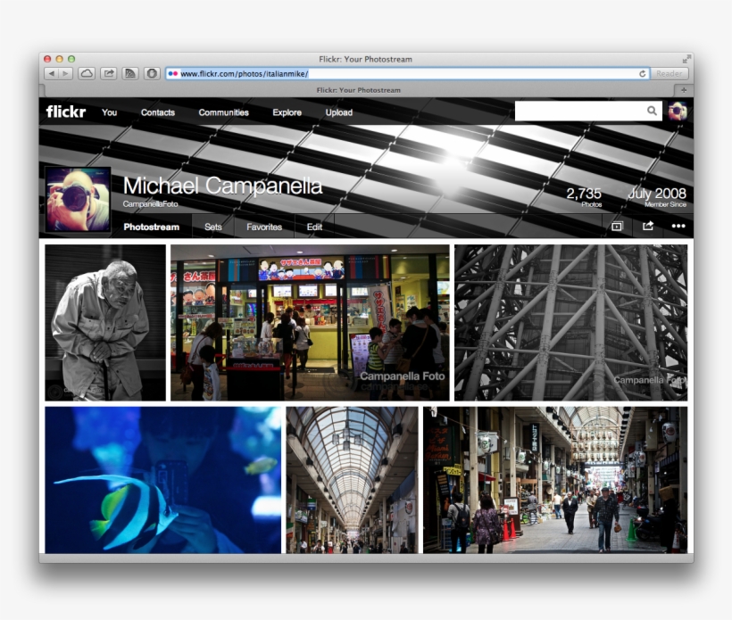 The Profile Page Of The New Flickr PNG Image | Transparent PNG Free ...