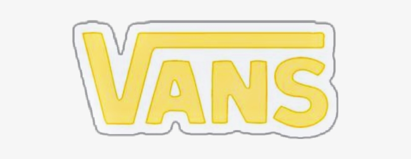 Download Vans Logo Stiker Yellow Popular - Logo | Transparent PNG ...