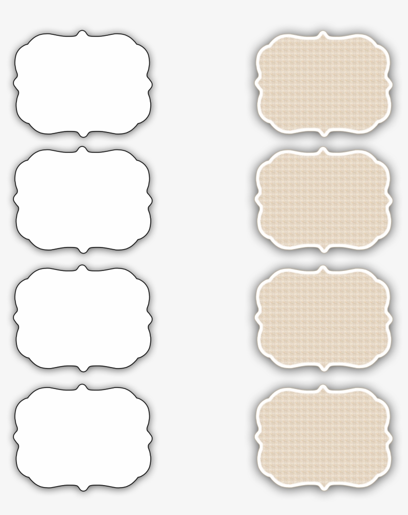 Blank Gift Tag Templates Illustration PNG Image Transparent PNG 