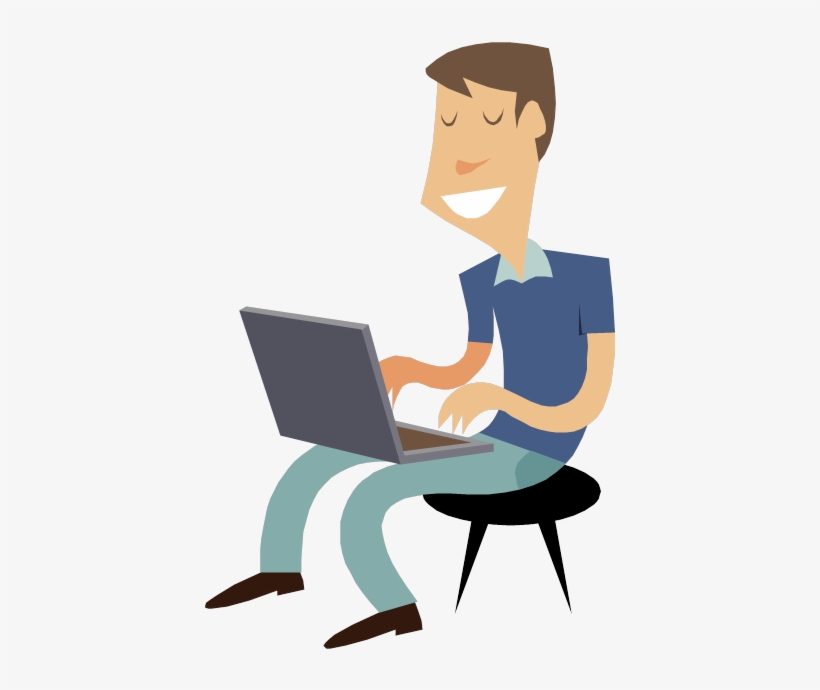 Download Guy Typing On Laptop - Editing: How To Edit Photos, & Become ...