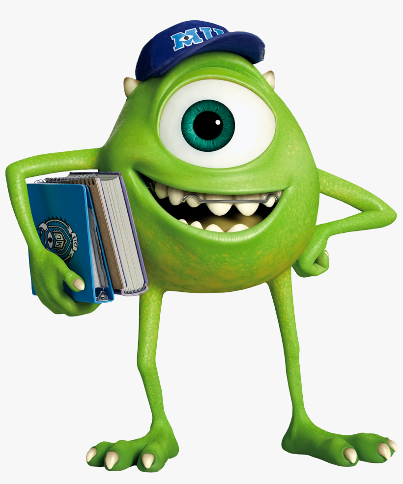 Monsters Inc For Kids - Mike Wazowski Universidade Monstros PNG Image ...