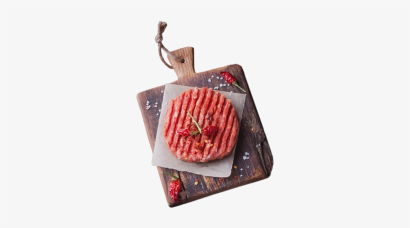 Download Burger On Board - Top View Meat Png | Transparent PNG Download ...
