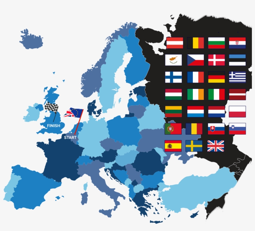 The Great British Brexit Rally Eu Map PNG Image | Transparent PNG Free ...