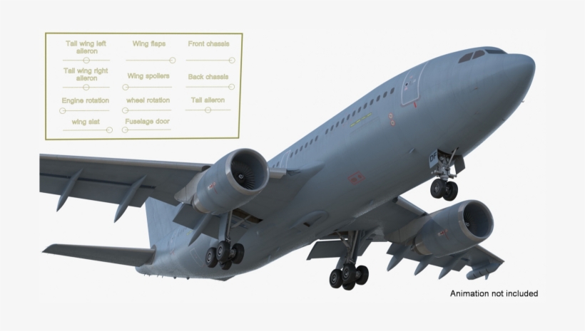 Airbus A310 Multi Role Tanker Aircraft Transport Generic PNG Image ...