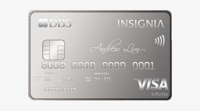 Dbs Insignia Visa Infinite Card PNG Image | Transparent PNG Free ...
