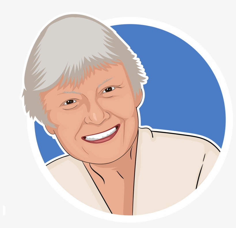 Emma Lou Diemer Circle Portrait - Emma Lou Diemer PNG Image ...