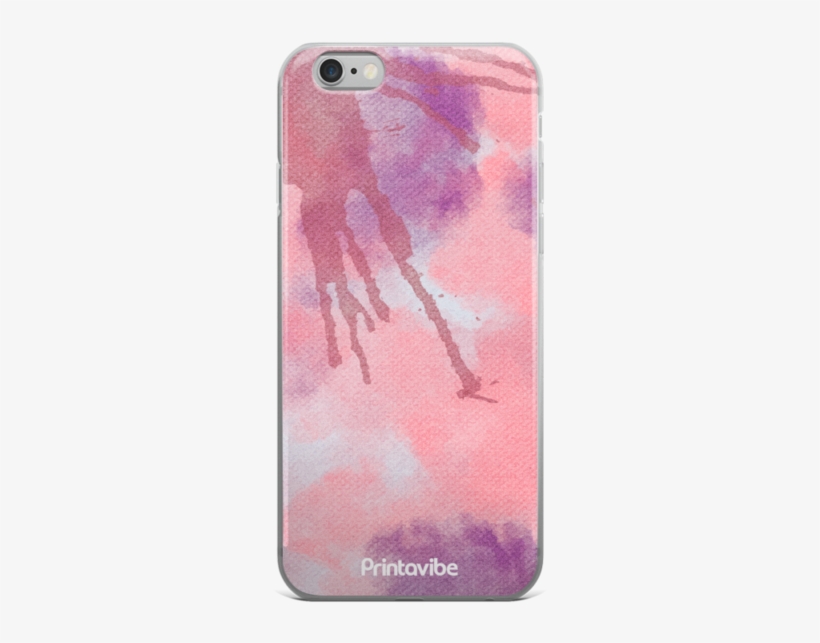Pink Watercolour Iphone Case - Smartphone PNG Image | Transparent PNG ...