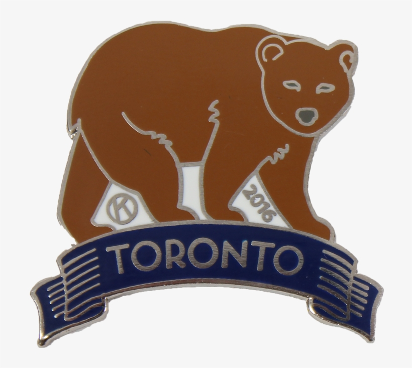 Toronto Convention Bear Pin - Toronto PNG Image | Transparent PNG Free ...