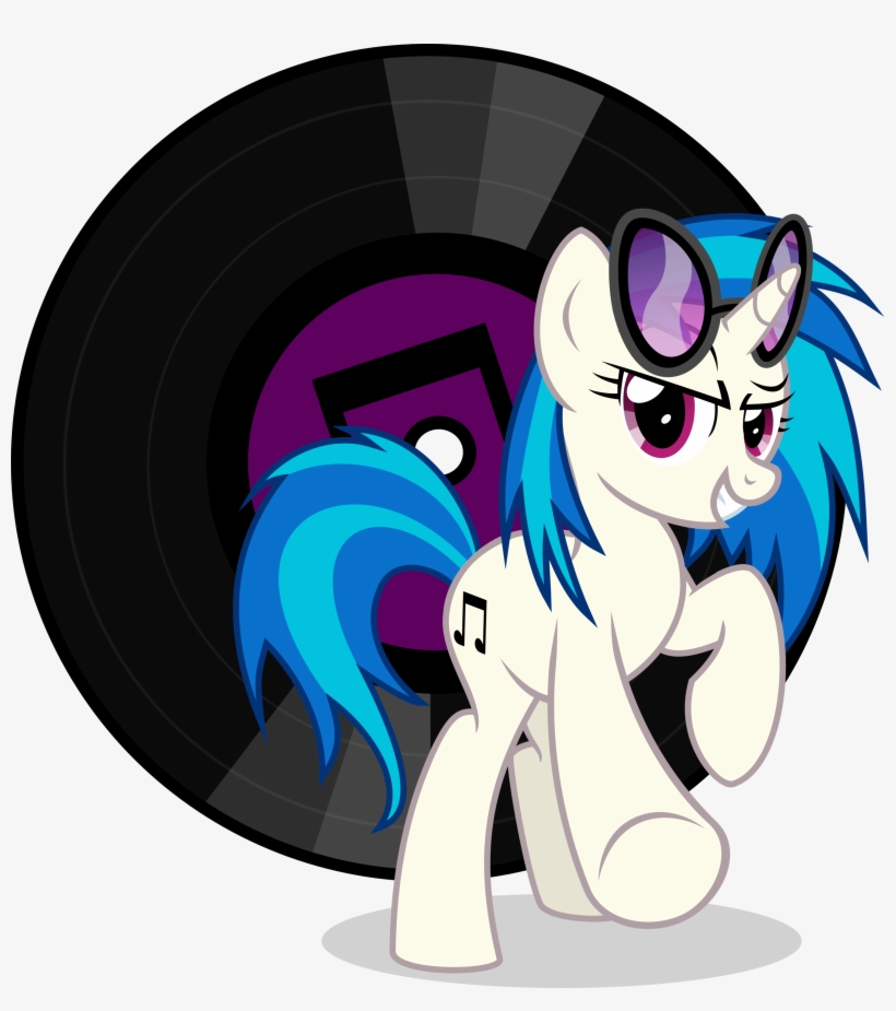 Download Vinyl Scratch - Mlp Vinyl Scratch Records | Transparent PNG ...