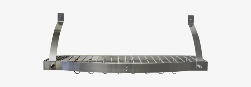 Cw6009 Stainless Steel Bookshelf Pot Rack Range Kleen PNG Image ...