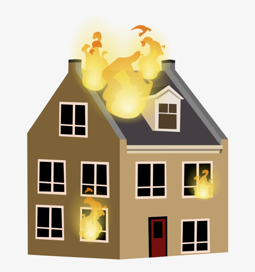 Download House Fire | Transparent PNG Download | SeekPNG