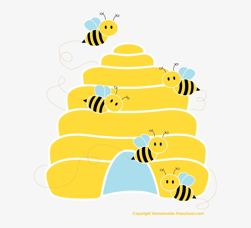 Many Bees Clipart
