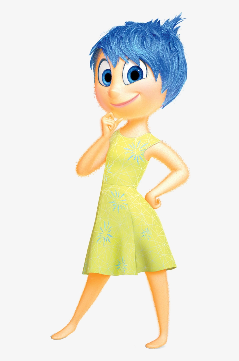Joy Inside Out Characters - Inside Out Characters Joy PNG Image ...
