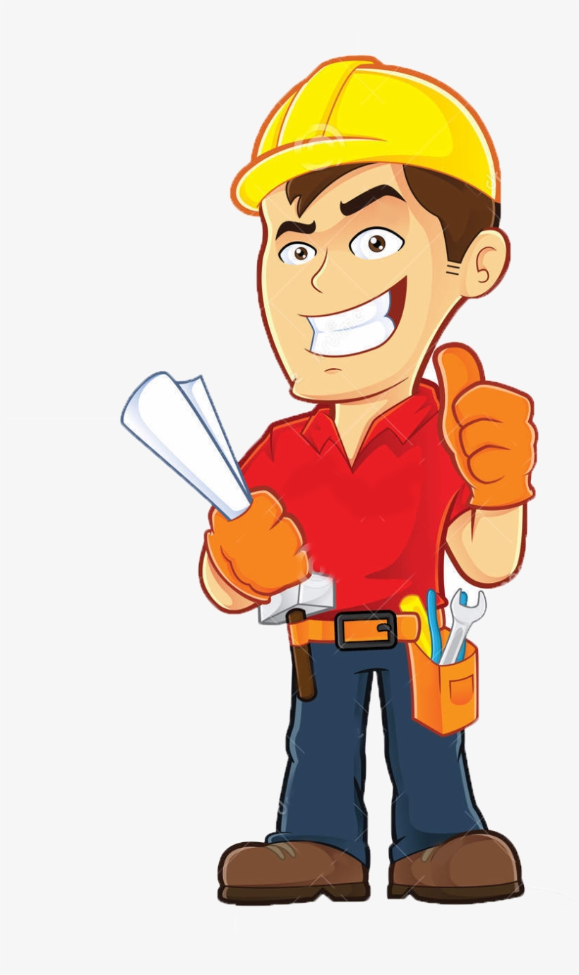 Meseriasul Corectconst - - Construction Worker Thumbs Up Cartoon PNG ...
