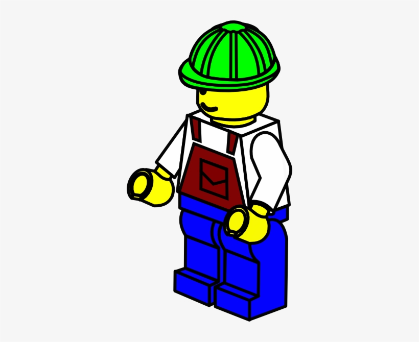 How To Set Use Green Hat Lego Construction Worker Clipart PNG Image ...