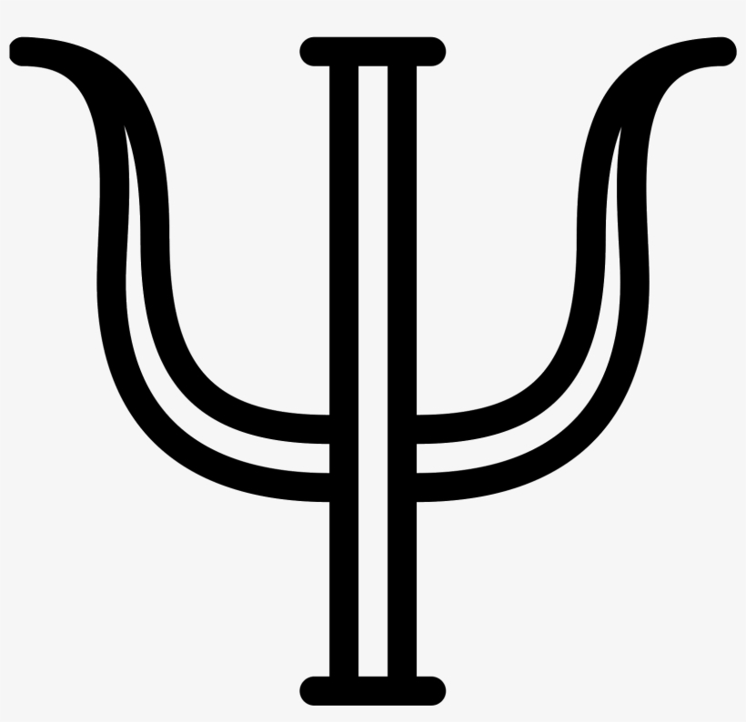 The Psychology Logo Is A Trident - Psicologia Icon Png PNG Image ...