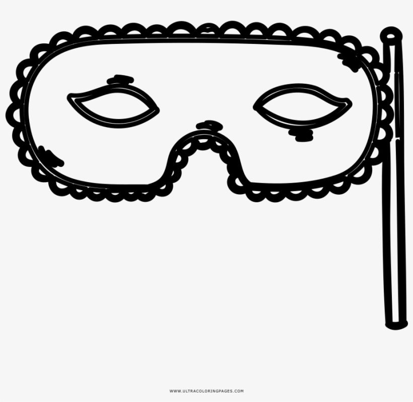 Eye Mask Coloring Page PNG Image | Transparent PNG Free Download on SeekPNG