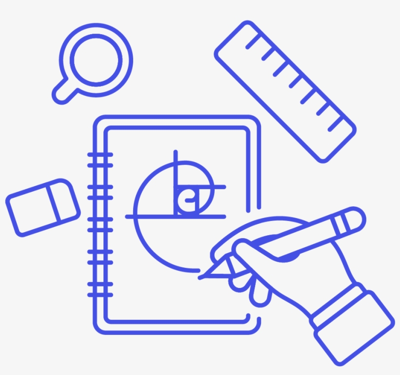 10 Graphic Design Golden Ratio Hand Drawing PNG Image | Transparent PNG ...