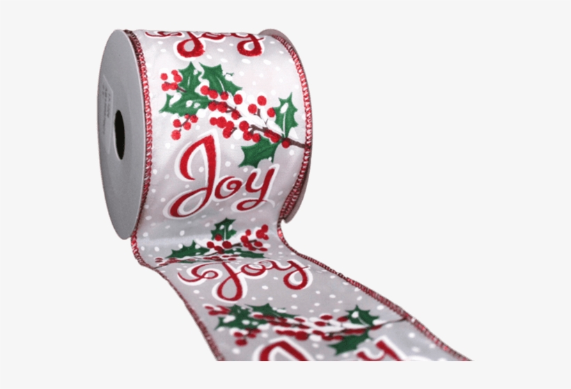 Christmas Joy 50yds Ribbon PNG Image | Transparent PNG Free Download on ...
