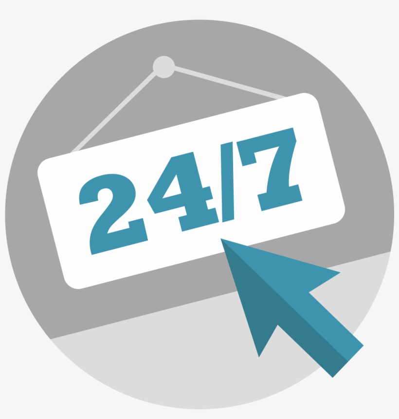 24/7 Access And Support PNG Image | Transparent PNG Free Download on ...